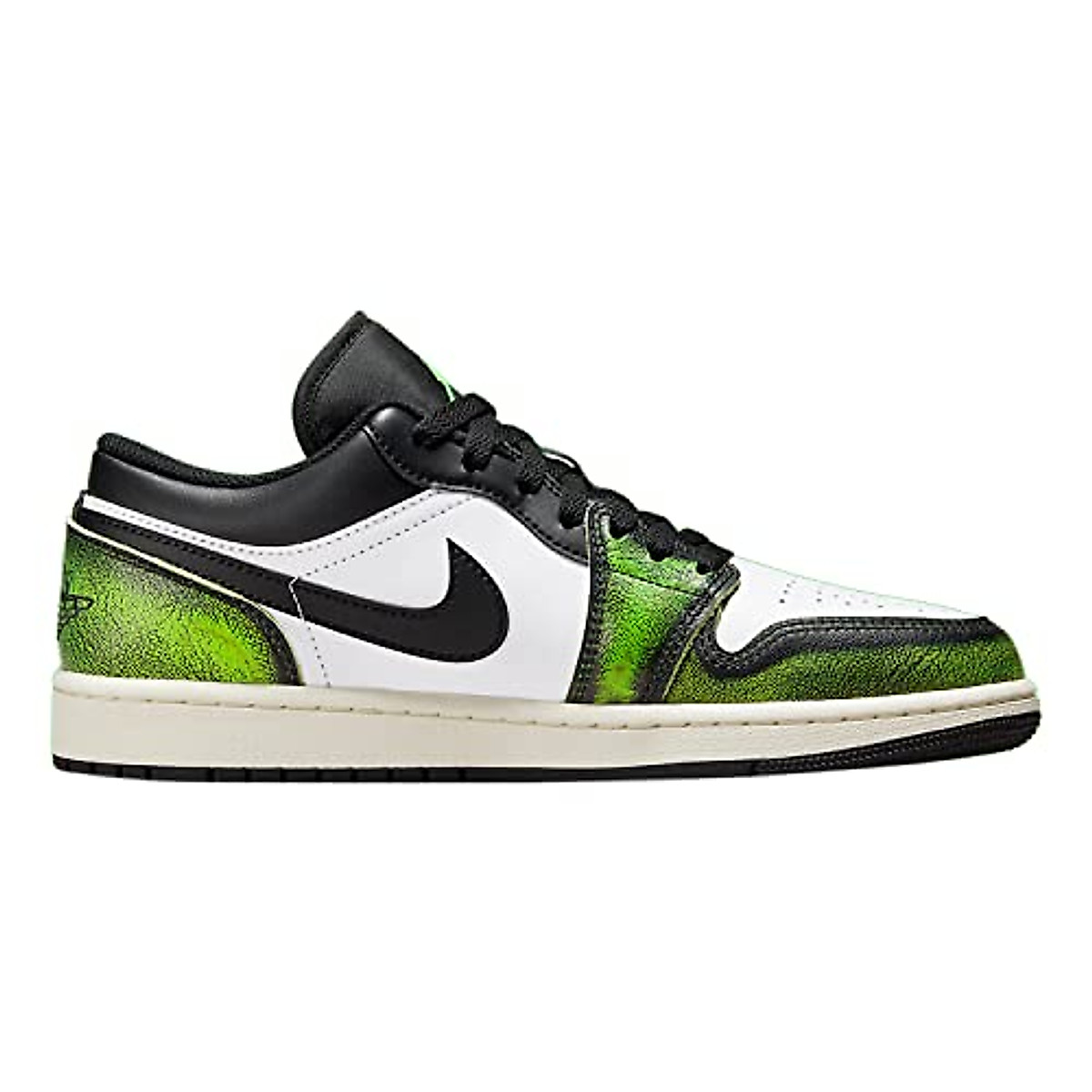 Jordan Mens Air Jordan 1 Low SE DN3705 003 Wear Away - Electric Green - Size 11
