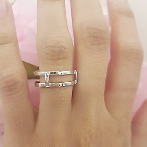 Dazzlingrock Collection 0.22 Carat (ctw) 14K Round Diamond Anniversary Wedding Band Guard Ring 1/4 CT, White Gold, Size 5