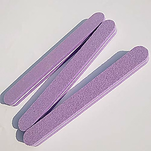 Nail Files Bufers 2 Purple Nail Files Nail Buffer Block Tools EVA Nail File Nail Buffer Grinding Tools Emery Board,100/180.