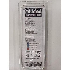 Patriot Memory Signature Series 8GB 2666MHz (PC4-21300) DDR4 SODIMM Memory Module