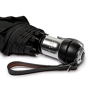 DAVEK SOLO UMBRELLA (Classic Black) - Quality Windproof Travel Umbrella with Automatic Open