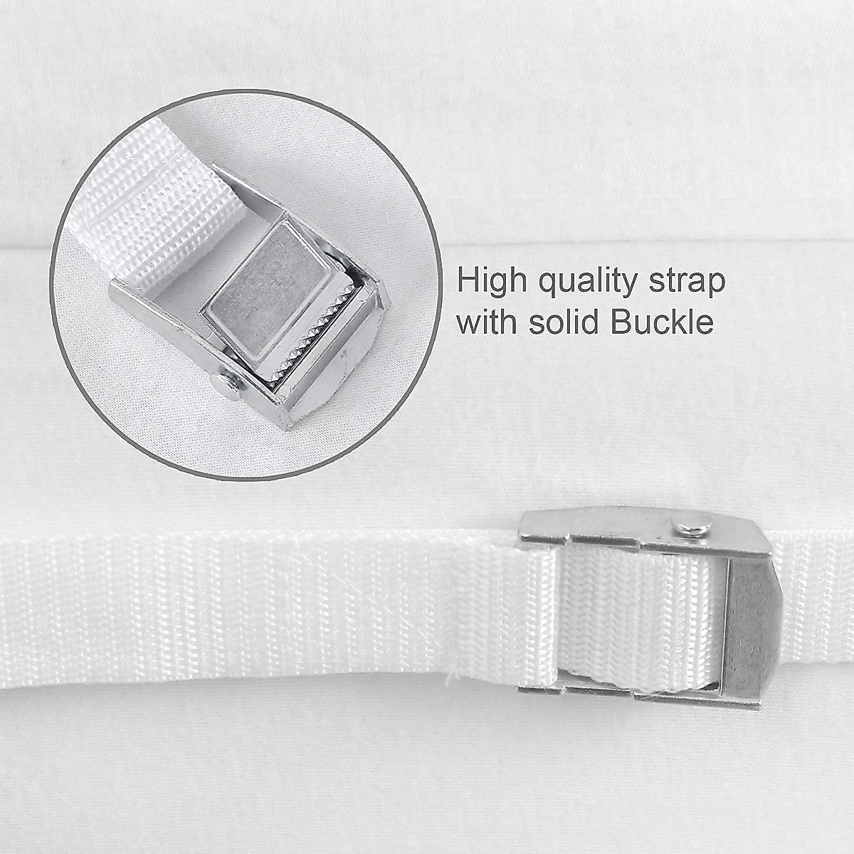 SPRINGSPIRIT Bed Bridge Twin to King Converter Kit - Improved Style, Mattress Strap Include, Twin Bed Connector for 2 Single Twin Mattress, Easy Assemble, Great for Stayovers & Guest.