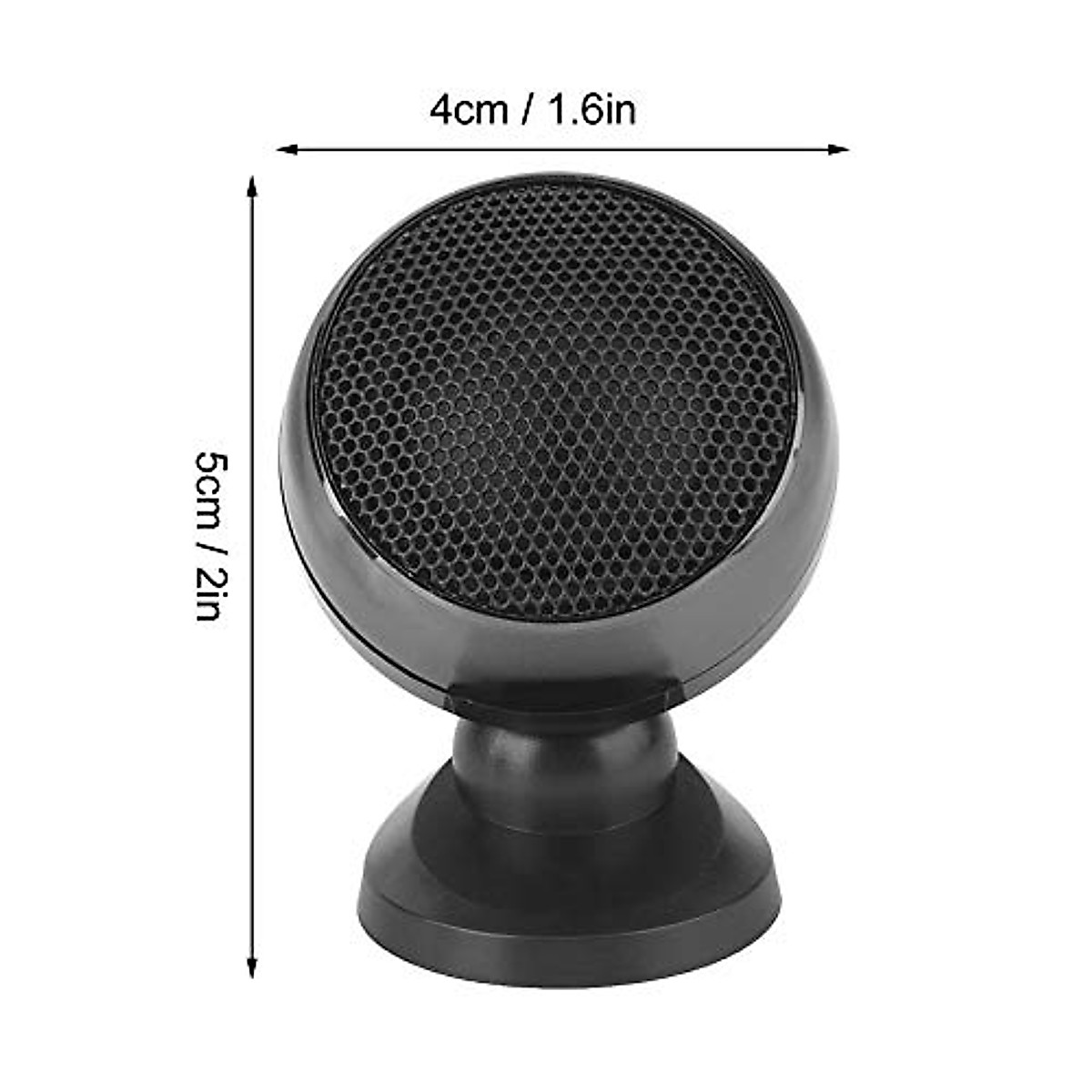 Qii lu Dome Tweeters, 2PCS 120W 12V Car Audio Speaker Dome HiFi Tweeters Loudspeaker Mini Car Tweeters