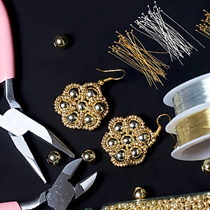 500 Pcs 2 Inch 50 mm Brass Head Ball Pins Eye pins for Jewelry Making Craft Earring Bracelet Jewelry Making Accessories Supplies (Gold, Silver)