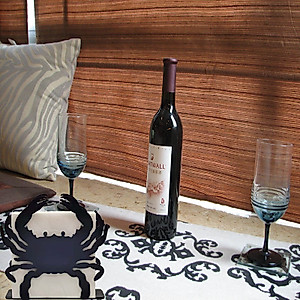 Napkin Holder, Crab Design Metal Freestanding Tissue Dispenser Organizer,Sealife Modern Dining Table Décor, Iron Tabletop Paper Napkin Holder Stand for Home Kitchen Restaurant