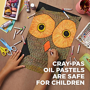 SAKURA Cray-Pas Junior Artist Oil Pastel Set - Soft Oil Pastels for Kids & Artists - 25 Colors