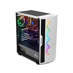 YEYIAN SAI X11 Gaming PC Desktop Computer, Intel i5-11400F 6-Core 2.6GHz, GeForce GTX 1650 4GB GDDR6, 500GB NVMe SSD, 8GB DDR4 3200MHz, 3 ARGB Fans, Windows 11 Home 64-bit, WiFi 5, BT 5.0, 650W PSU