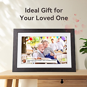 Frameo WiFi Digital Picture Frame 32GB Memory 10.1 Inch, 1280x800 HD IPS Touch Screen Photo Frame Electronic, Easy Setup, Share Photos or Videos Anywhere via Free Frameo APP