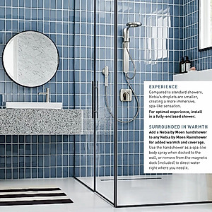 Moen N207H0BLC Nebia Spa Handshower, Matte Black/Chrome