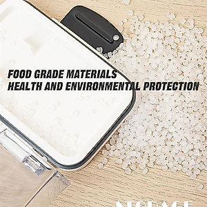 Rcdiouh Baking Storage Set with Labels, Rcdiouh Baking Storage Set, Rcdiouh Containers, Storage Containers with Lids Airtight for Flour, Airtight Food Storage (350ml)