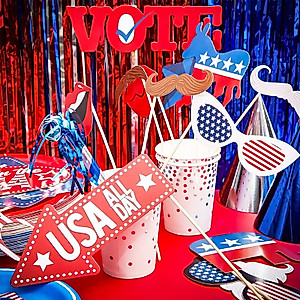 Election Day Party Photo Booth Prop Kit (30 Pieces)