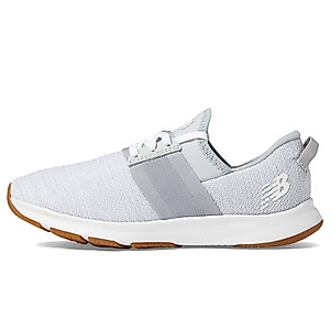 New Balance baby girls Dynasoft Nergize V3 Slip-on Running Shoe, Steel/Sea Salt, 2.5 Wide Little Kid US