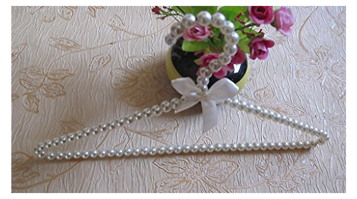 Luxury 10 Pack Pearl Beads Hangers - Elegant Closet Organization