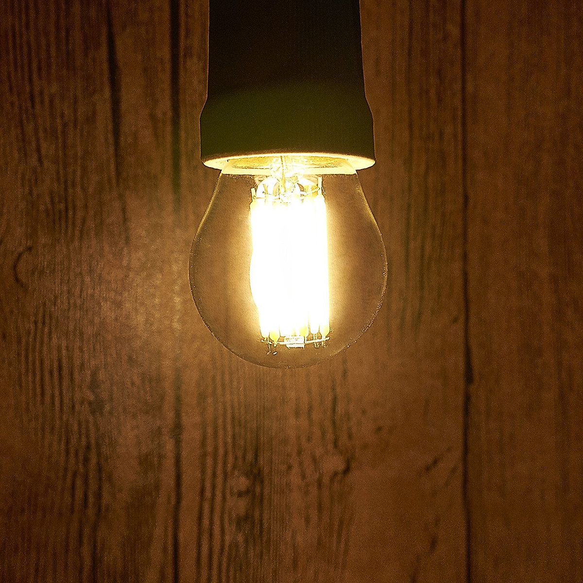 CTKcom 4W G45 Dimmable Edison Style Antique LED Light Bulb(4 Pack)- LED Filament Bulb 40W Incandescent Equivalent 400LM 2700k Warm White Lamps for Home Pendant Antique Light Fixtures E26/E27 110V~130V