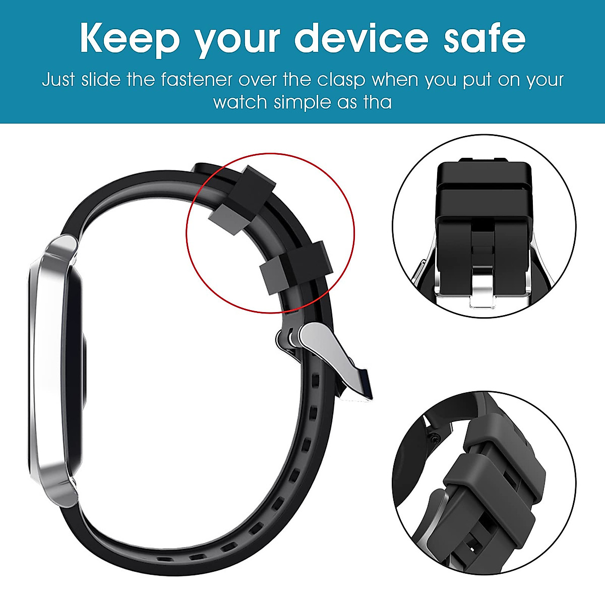 cobee Watch Strap Loops, 22 Pcs Watch Strap Keeper, Watch Band Retaining Hoop Loop Ring Retainer Holder, Silicone Replacement Watch Band Loop for Smart Sport Watches(20mm, 11 Colors)