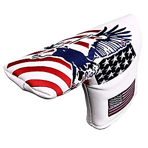 USA Eagle Magnetic Golf Putter Head Cover Blade Putter Covers for Scotty Cameron Taylormade Odyssey Golf Builder