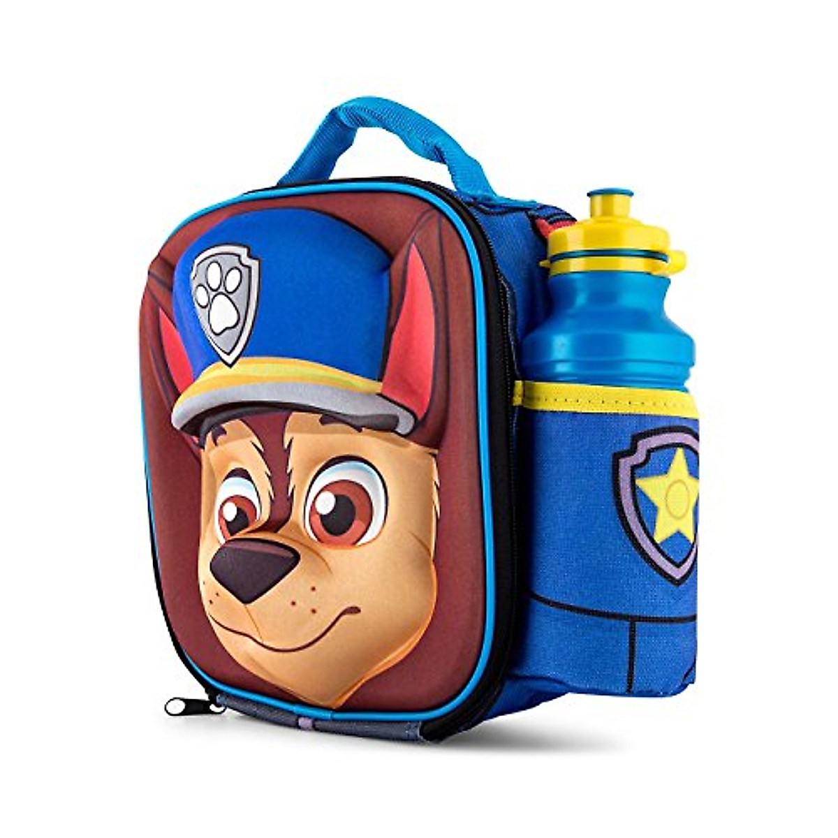 Paw Patrol Chase 3D Thermal Lunch Bag and 500ml Bottle Set