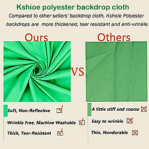 Kshioe 800W 5500K Umbrellas Softbox Continuous Lighting Kit with Backdrop Support System for Photo Studio Product, Portrait and Video Shoot Photography