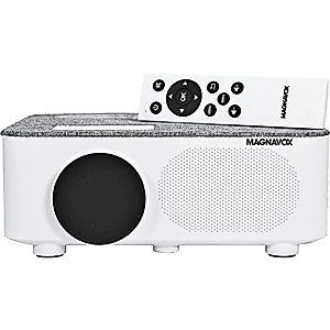 Magnavox MP603 Home Theater Projector with Bluetooth Wireless Technology and Suitcase Speaker | 1080p and 160" Display Supported | Compatible with HDMI, VGA, AV and USB Inputs |