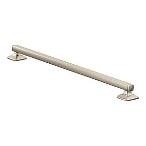 Moen YG5124BN Voss Collection Safety 24-Inch Stainless Steel Transitional Bathroom Grab Bar, Nickel