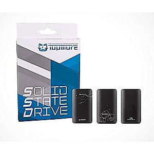 TOPMORE TS1 1TB Portable SSD TLC NAND Flash Type C External Solid State Drive - Up to 487.9MBs