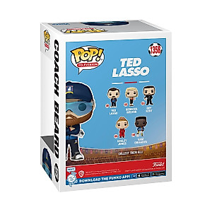 POP TV: Ted Lasso - Coach Beard Entertainment Earth Exclusive Funko Vinyl Figure (Bundled with Compatible Box Protector Case), Multicolored, 3.75 inches