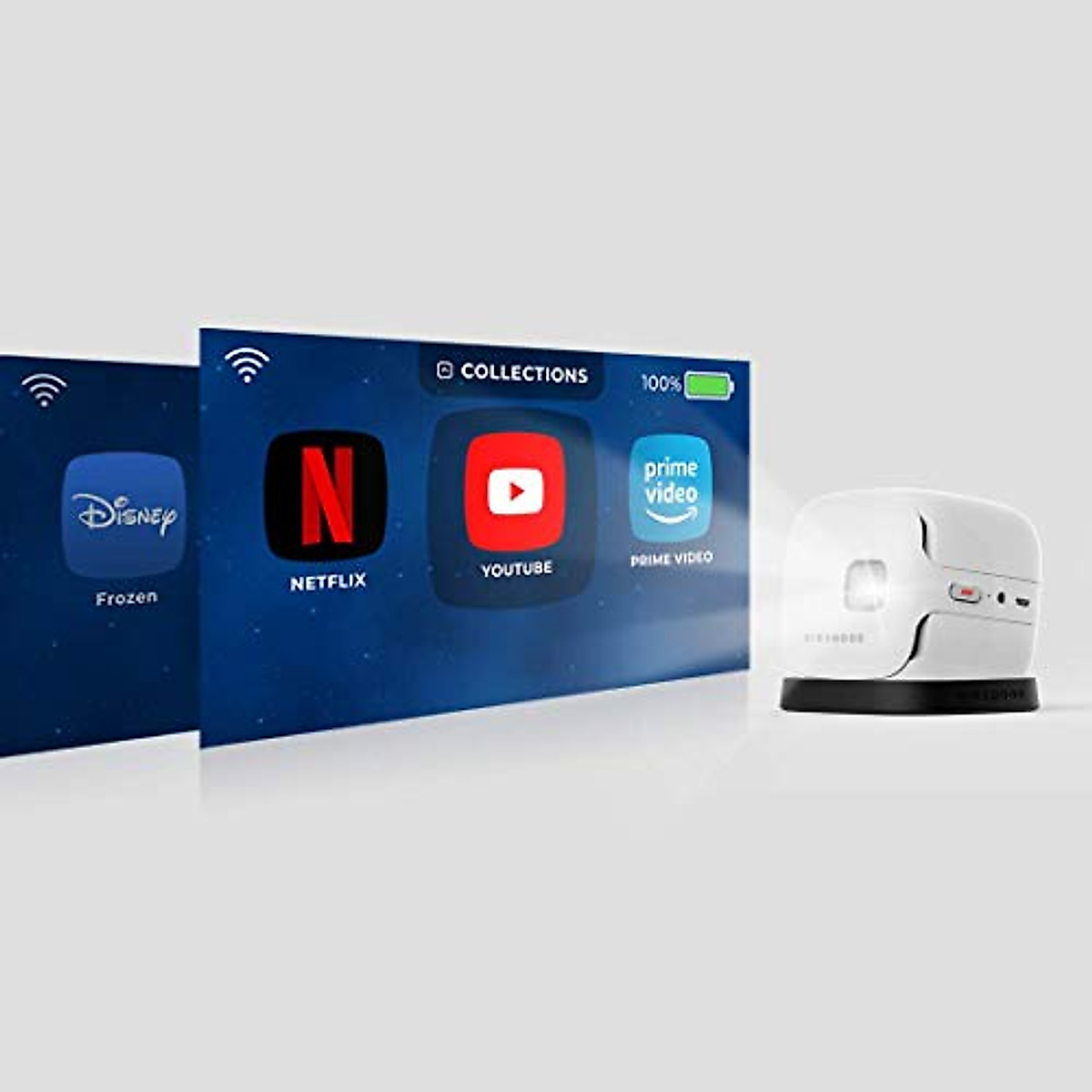 CINEMOOD Portable Movie Theater - Includes Educational Disney Content, Streams Netflix and Youtube - Anytime, Anyplace