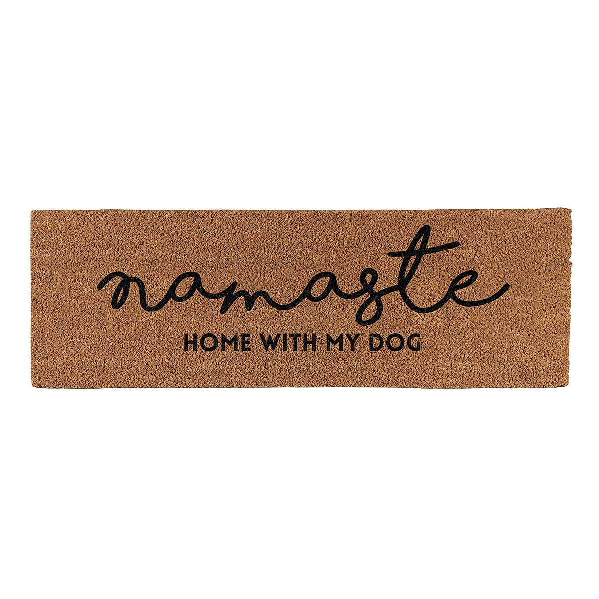 Santa Barbara Design Studio Coir Fiber Door Mat, 30 x 10-Inch, Namaste Home with My Dog