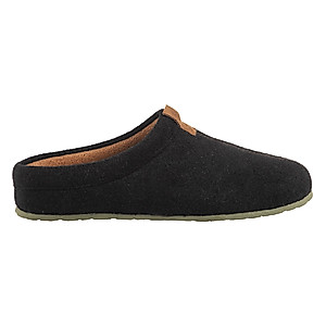 Acorn mens Algae-infused Recycled Parker Hoodback Slipper, Black, 9 10 US