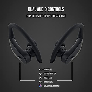 Outdoor Tech Mantas 2.0 Bluetooth Headphones Ear Buds - Wireless Earbuds, Wireless Headphones for Apple, Headphones Wireless Bluetooth - Bluetooth Earbuds