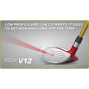 Vixa V12 Fairway Wood (Right, Graphite Shaft with Stainless Steel Clubface, Regular, 14.5)