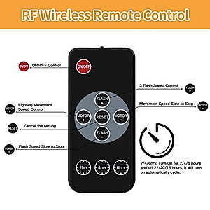 Vivastate Christmas Snowflake Projector Lights with Remote Control, LED Indoor Outdoor Waterproof Snowfall Projection Lamp for Christmas Xmas Holiday Party Home Decoration