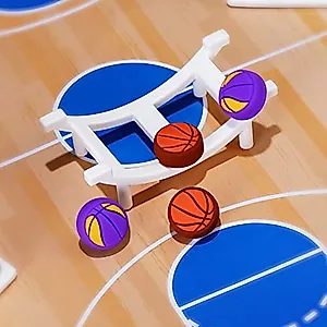 JINGDU Thumb Grip Caps for Nintendo Switch Joy-Con, Cute Silicone Joystick Cap Covers Accessories Compatible with Nintendo Switch/OLED/Lite Joycon, 4PCS Basketball