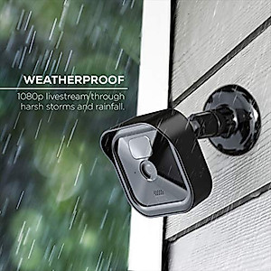 All-New Blink Outdoor Camera Housing and Mounting Bracket, 3 Pack Protective Cover and 360 Degree Adjustable Mount with Blink Sync Module Outlet Mount for Blink Camera Security System (White)
