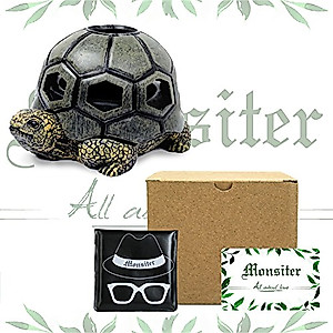Monsiter QE Turtle Ashtrays for Cigarettes Cute Ash Tray for Home and Outdoor