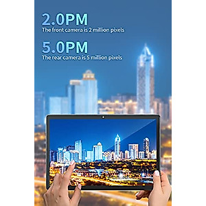 JUNINKE 2023 New Android 11.0, 10 inch Tablet Android, 3+64GB, Octa-Core Tablets, IPS HD Touch Screen, Powerful Performance, High Capacity, Long Battery Life(Black)