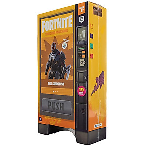 FORTNITE Vending Machine, Includes Highly-Detailed and Articulated 4-inch The Scientist Figure, Weapons, Back Bling, Building Materials, More Outfits Dropping Soon