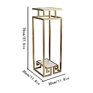 Bonsai Base Stand Plant Display Stand Indoor Flower Shelves Floor Type Iron Flower Stands Living Room Flower Pot Decoration Shelves Display Stand Base (Size : Small)