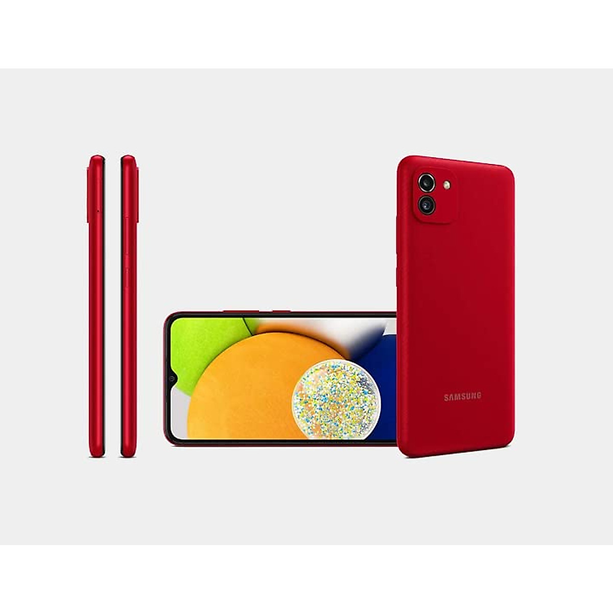Samsung Galaxy A03 A035M Dual SIM 32GB 3GB RAM Latin Version GSM Unlocked - Red