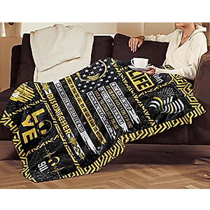 VTH GLOBAL Custom Dispatcher Fleece Sherpa Throw Blanket Customized Christmas Birthday Wedding Anniversary Engagement Custom Fiancee Presents from Electrical Journeyman Lineman Husband Fiance