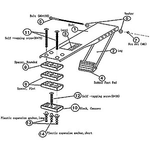 Universal Window Air Conditioner Bracket Universal AC Window Support Bracket - Heavy Duty Support Up to 165 lbs, 5,000 to 22,000 BTU AC Units