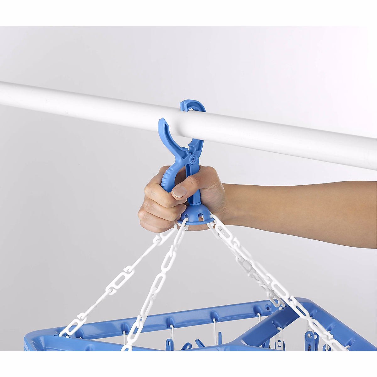 Whitmor Clip and Drip Hanger - Hanging Drying Rack - 26 Clips