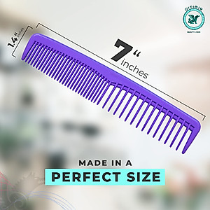 QITIMIR Comb, Hair Comb Men, Hair Combs for Women, Mens Comb, Parting Comb, Combs for Men, Peine, Mens Combs for Hair, Fine Tooth Comb