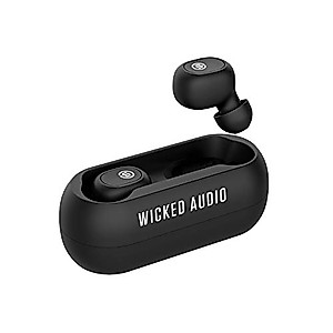 Wicked Witw3650 Gnar Wireless Bluetooth Stereo Earbuds, Black