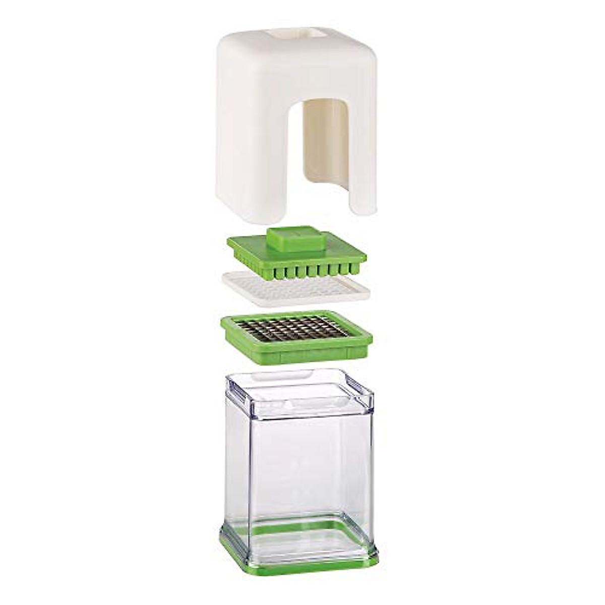 Progressive International Tower Fry Cutter, 1, White/Green