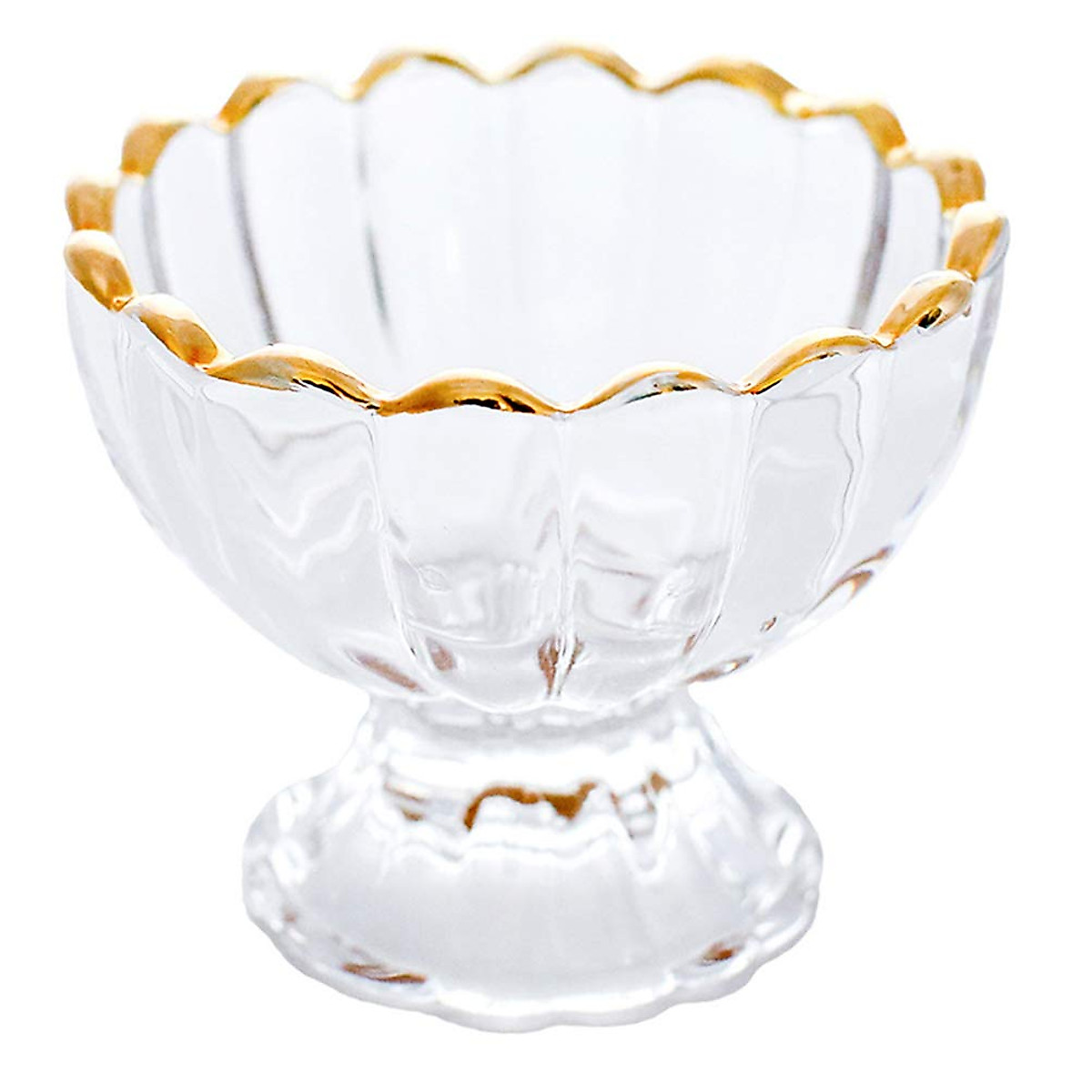 Cabilock Clear Tumblers Clear Pudding Bowls Ice Cream Cup Paper Cup Glass With Cover Mini Measuring Cups Glass