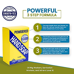 Banner Chemical Borax Powdered Hand Soap, Heavy Duty Industrial Hand Wash Removes Grease, Grime and Oil from Hands for Auto Mechanics and Industrial Workers, Compare to Boraxo (5 Pounds)