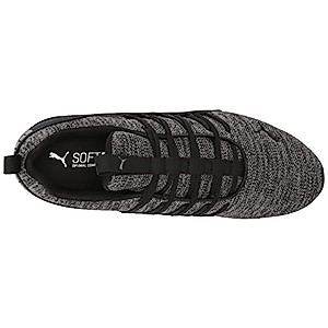 PUMA Men's Axelion Running Shoe, Multi Black-Castlerock, 12