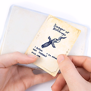 Stratagem Pocket Compendium Spellbook Holder| 26 Pages per Book & 54 Playing Cards| Tabletop RPG Fantasy Game|Tome of Glory