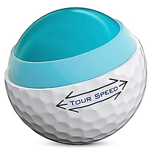 Titleist Tour Speed Golf Balls, White, (One Dozen)